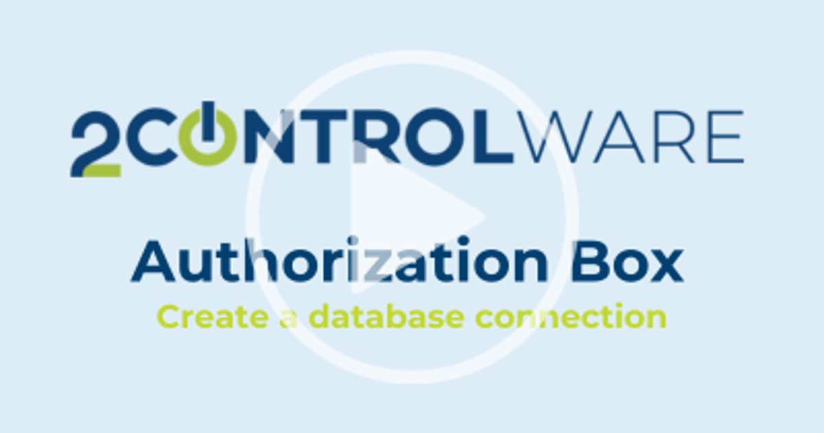 How to create a database connection for the Authorization Box?