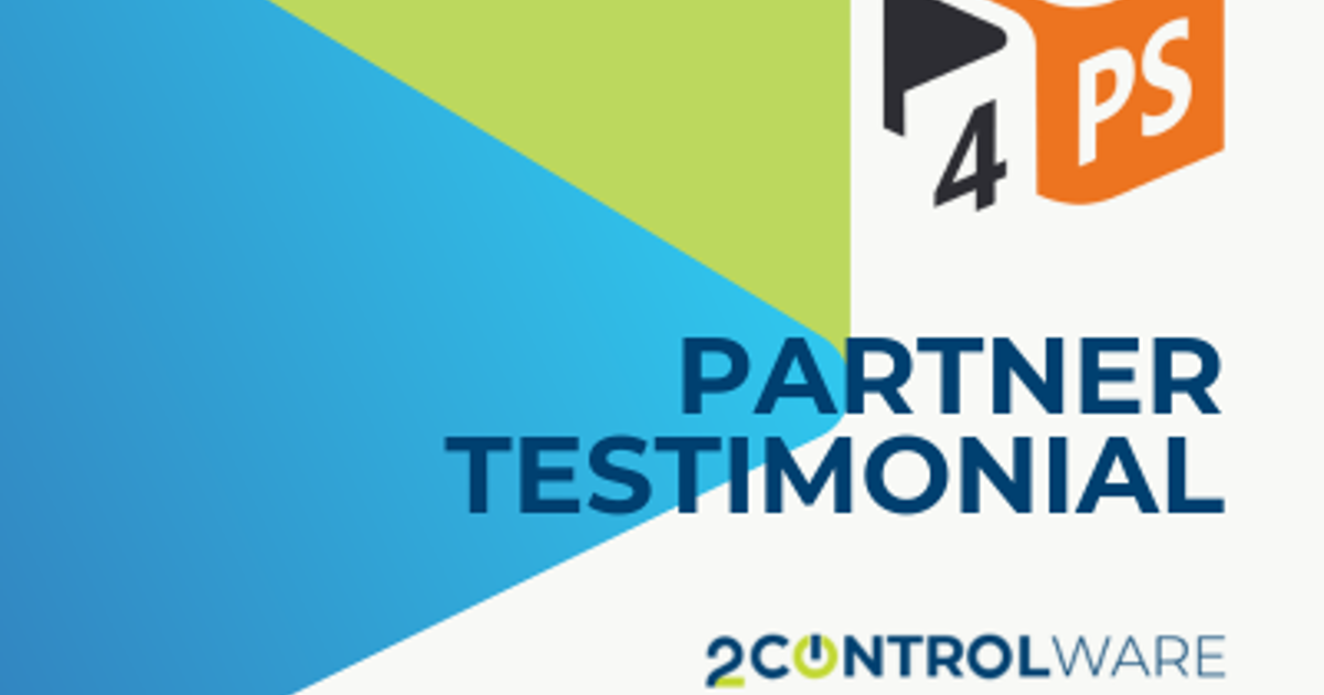 2-Controlware boosts the power of 4PS Software